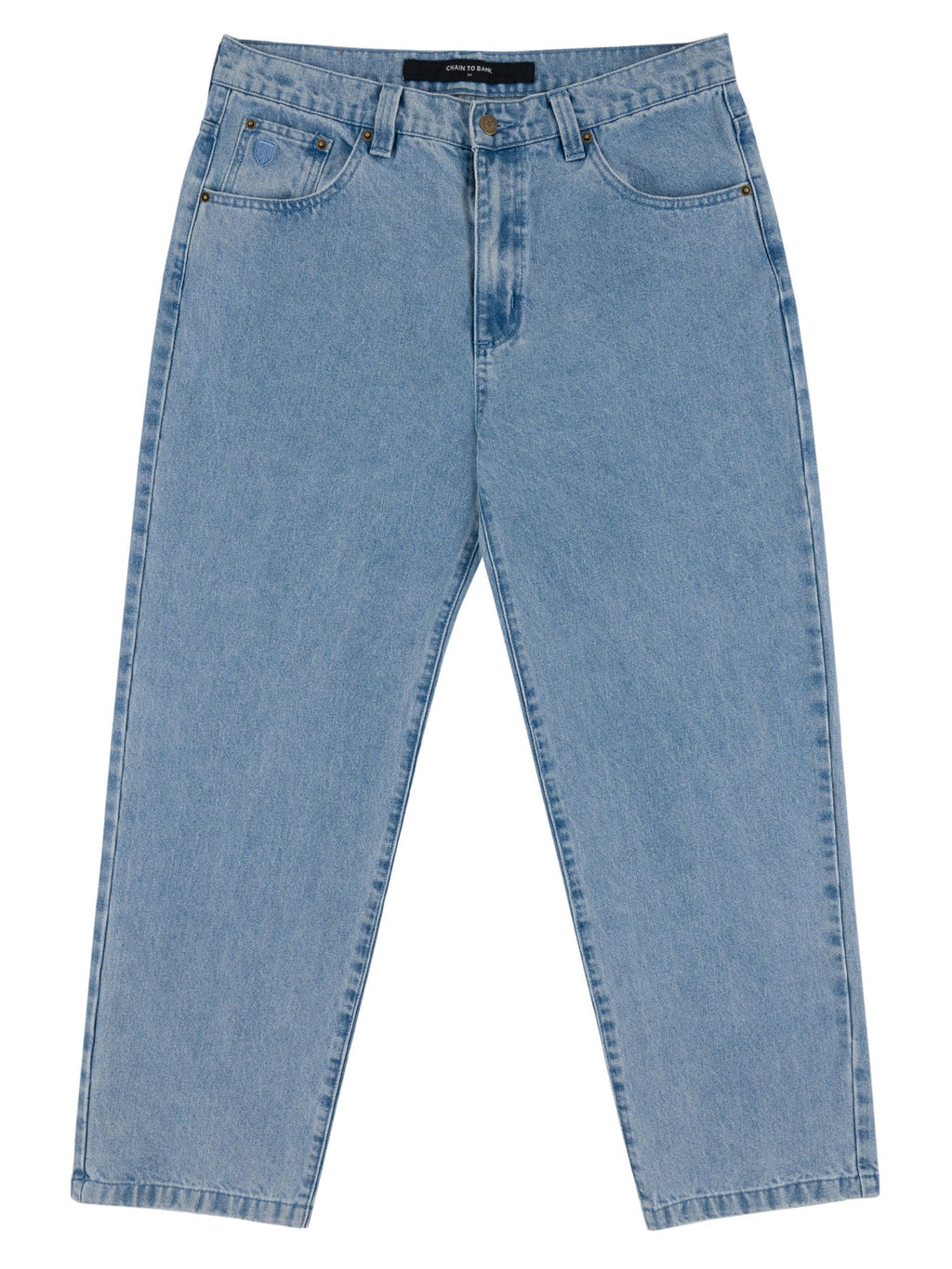 MILLIONS FIT ROOMY DENIM | CHAIN TO BANK